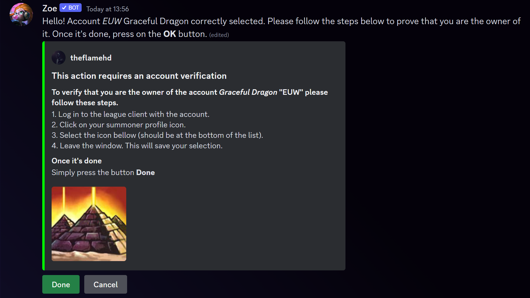 Zoe Configuration - Account Owner Verification | Zoe Discord Bot Wiki