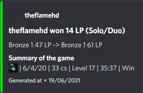 Rank Channel - Feature | Zoe Discord Bot Wiki